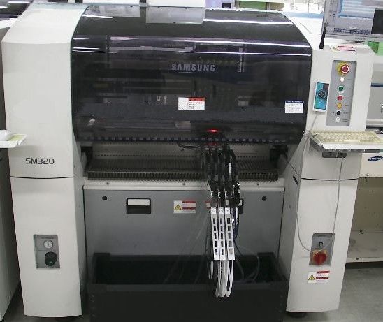 PCB 제작을 위한 SM320 75000CPH 삼성 SMT 픽 앤드 플레이스 기계